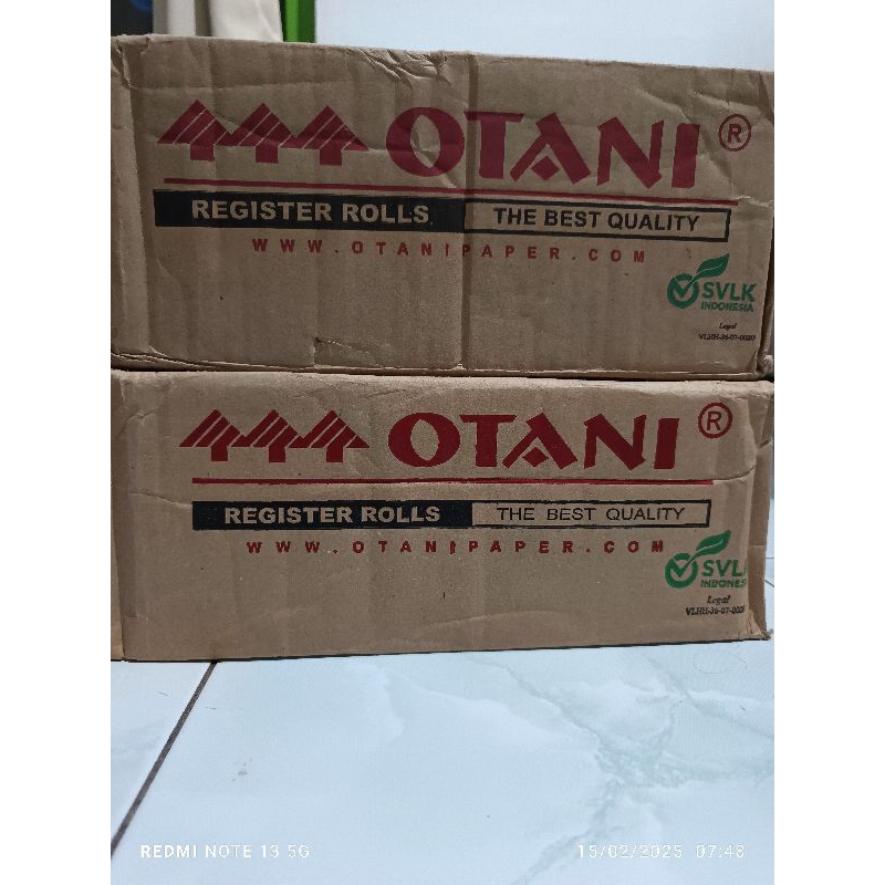Jual 100 Roll Otani Kertas Edc Logo BRI 57x28 | Shopee Indonesia