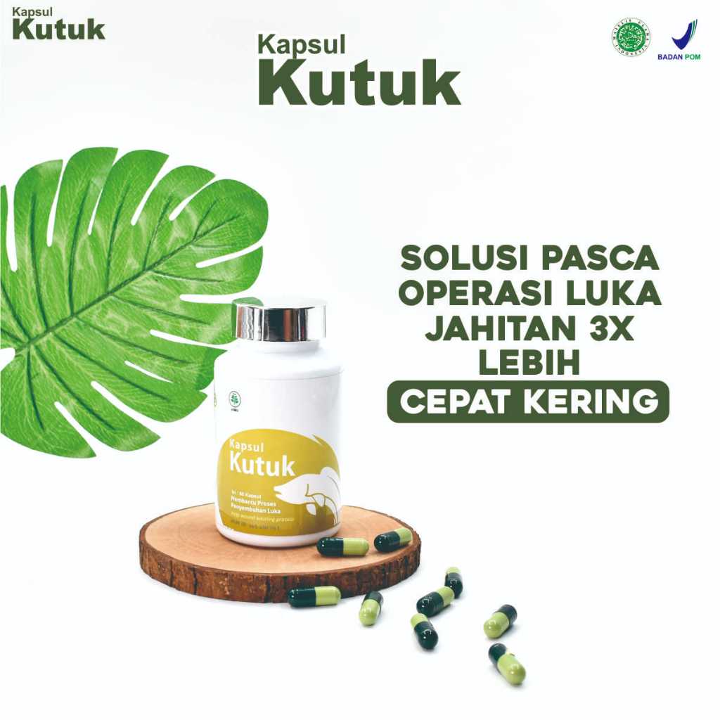 Jual KAPSUL KUTUK - Original Kapsul Solusi Mempercepat Penyembuhan Luka ...