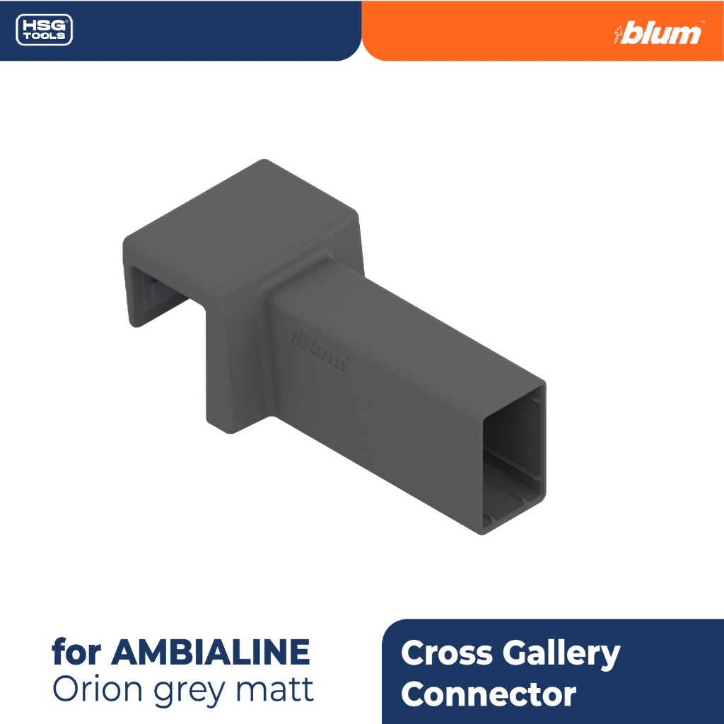 Jual BLUM KONEKTOR SEKAT RAK AMBIA-LINE CROSS GALLERY CONNECTOR ...