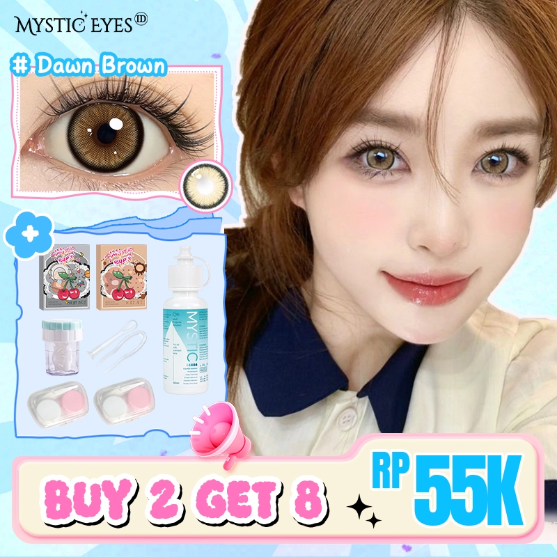 Jual [Buy 2 Get 8 ] Mysticeyes Softlens -2 Softlens + AlatCuci Softlens ...