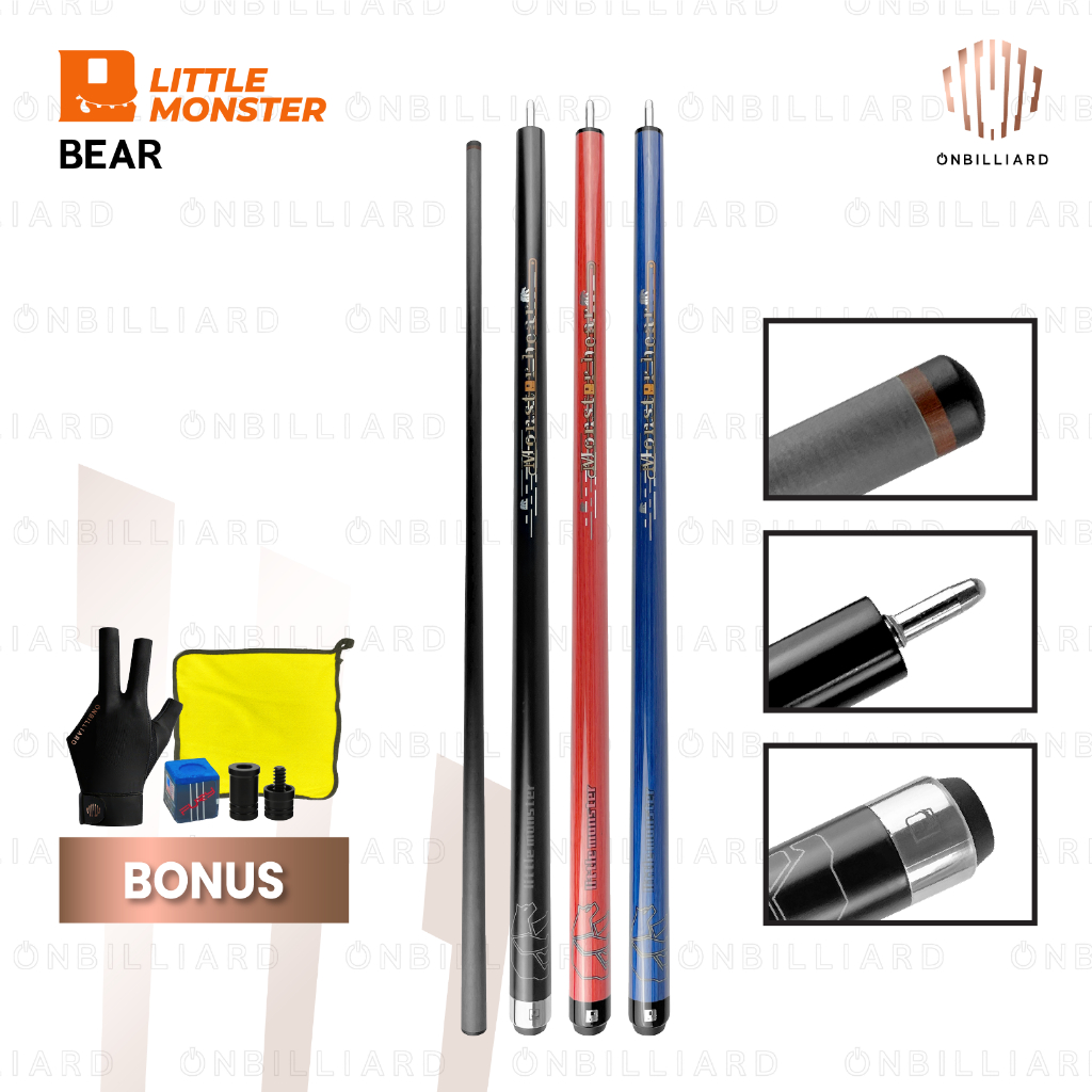 Jual Little Monster BEAR Cue Stick Break Carbon Billiard Stik | Shopee Indonesia
