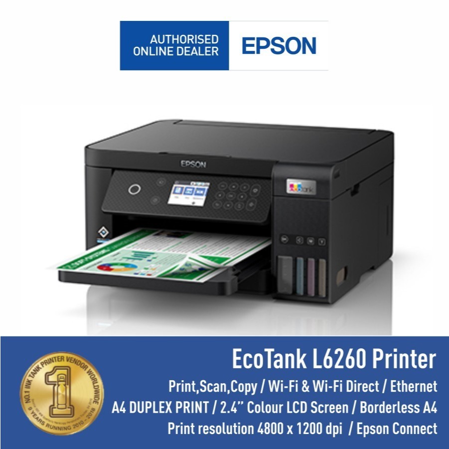 Jual Printer Epson L6290 L 6290 L-6290 Duplex All in One F4 ADF WIFI ...