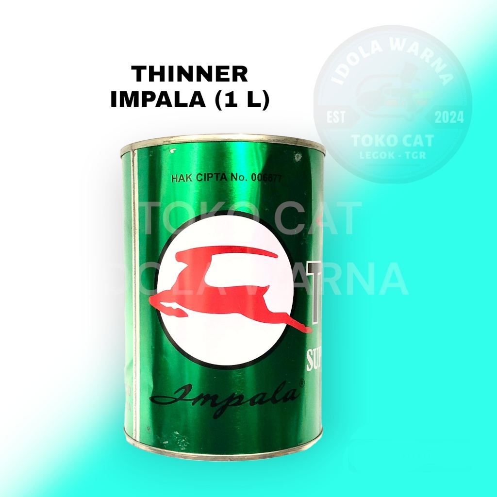 Jual Thinner IMPALA High Gloss kaleng 1 Liter | Shopee Indonesia