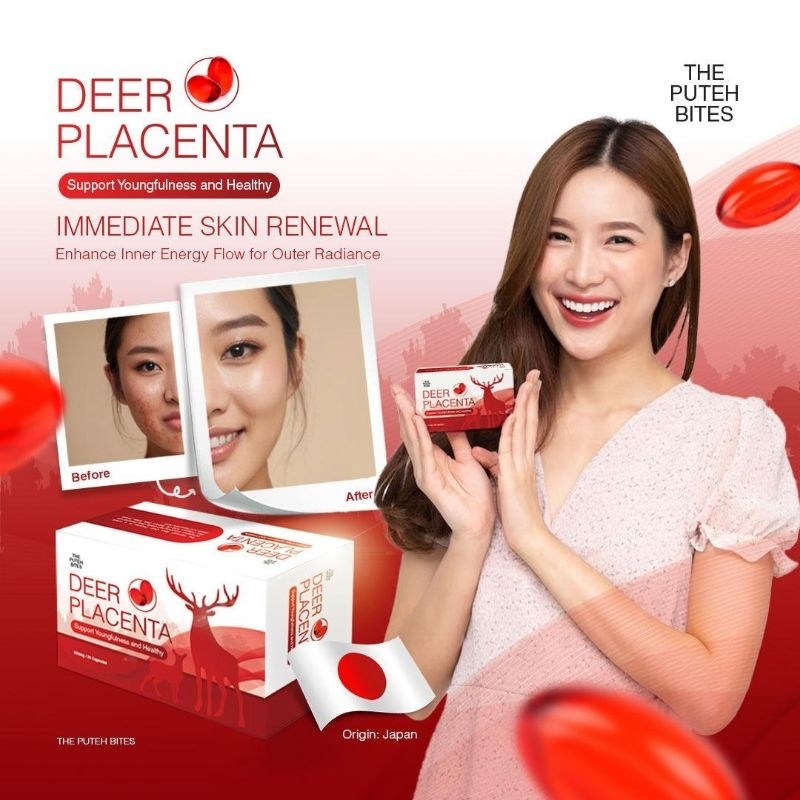 Jual DEER PLACENTA SUPPLEMENT ANTI-AGING 8,000MG | Shopee Indonesia