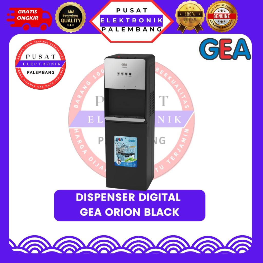Jual DISPENSER GEA ORION BLACK DISPENSER GALON BAWAH GEA ORION BLACK ...