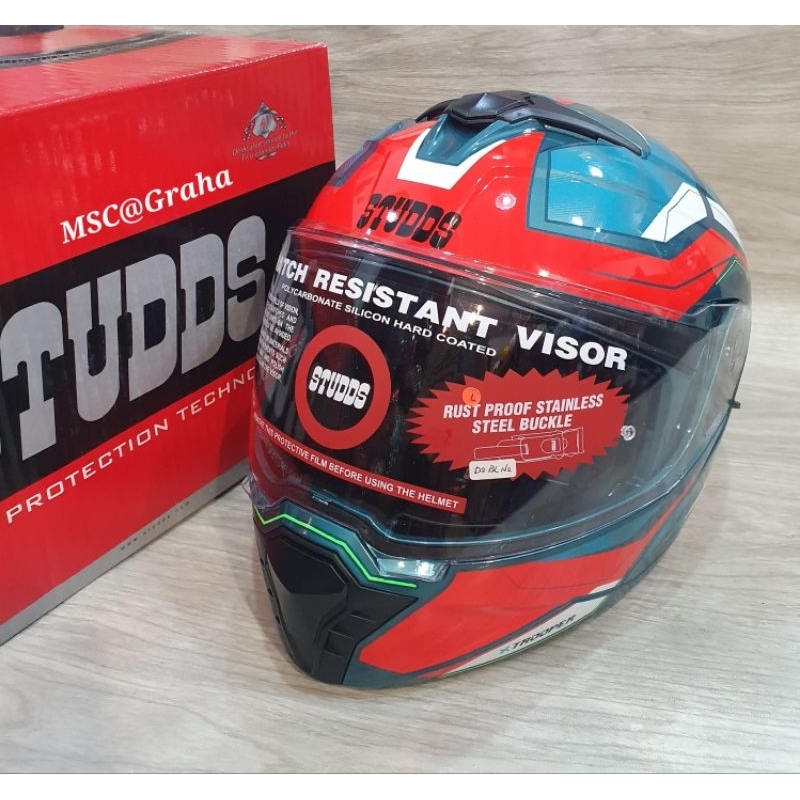 Jual HELM STUDDS TROOPER MODULAR FLIP UP MOTIF D2 | Shopee Indonesia