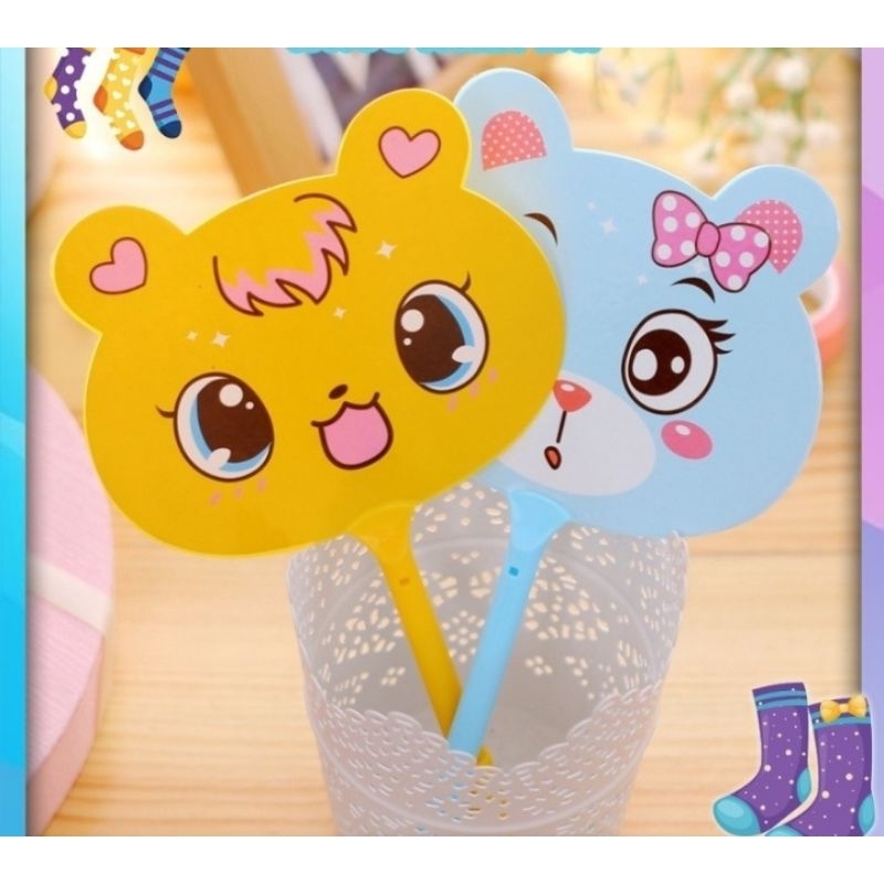 Jual O1 - PULPEN KIPAS KARAKTER PENA KIPAS ANIMASI LUCU | Shopee Indonesia