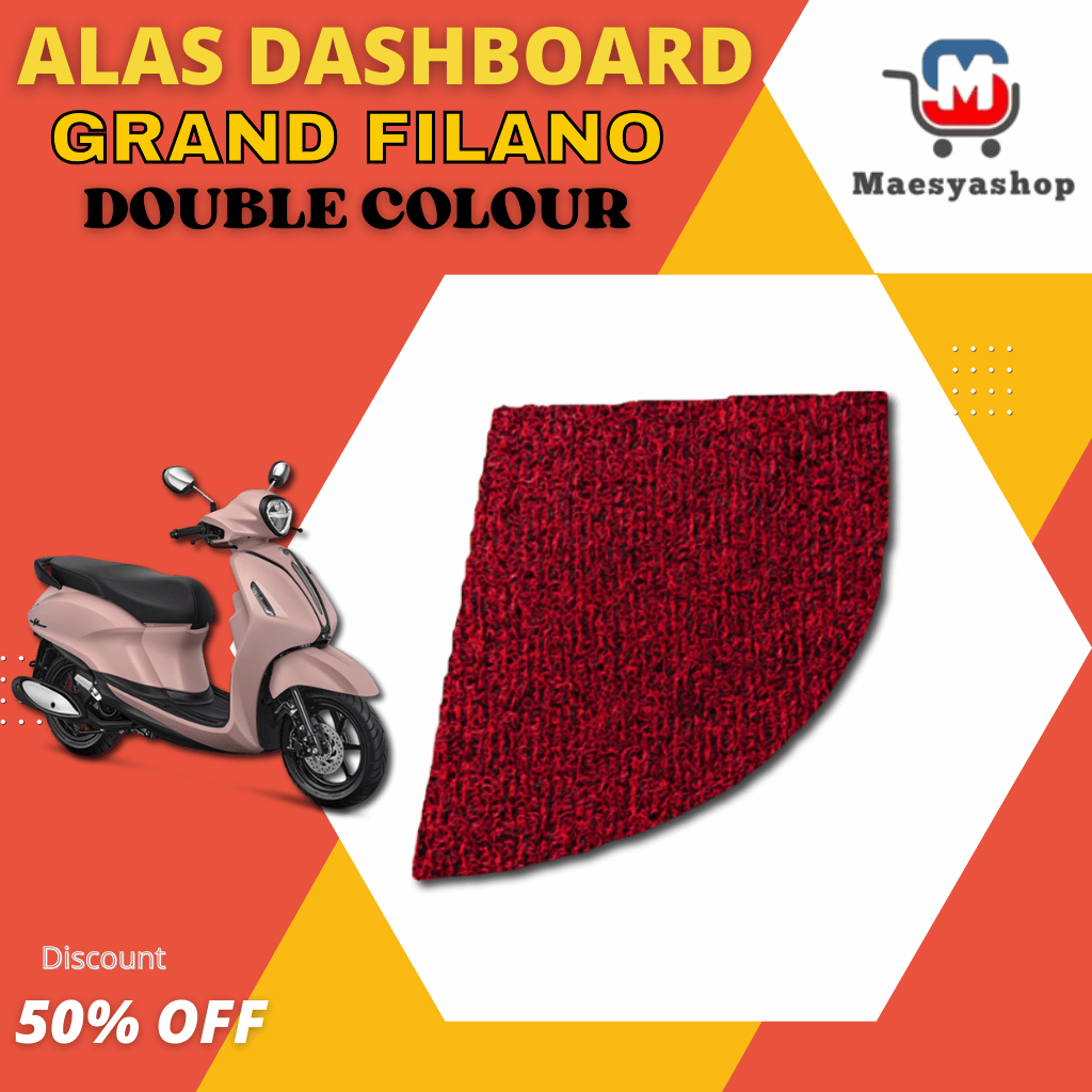 Jual Karpet Alas Dashboard Sepeda Motor Yamaha Grand Filano Dua Warna ...