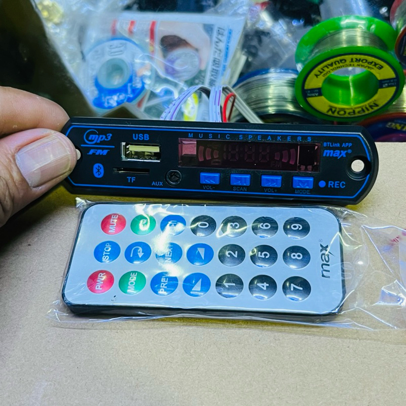 Jual Mp3 Kit Modul Bluetooth 5.0 USB AUX Fm Ridio 12V Original VTF ...