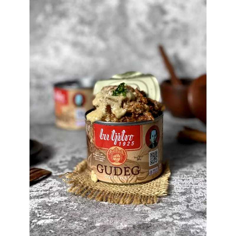 Jual Gudeg Areh Original Jogja / Gudeg Kaleng Bu Tjitro 1925 - 210 gram ...