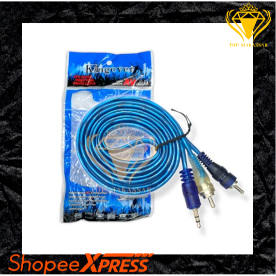 Jual KABEL RCA 2-1 TRANSPARAN 1,5 METER | Shopee Indonesia