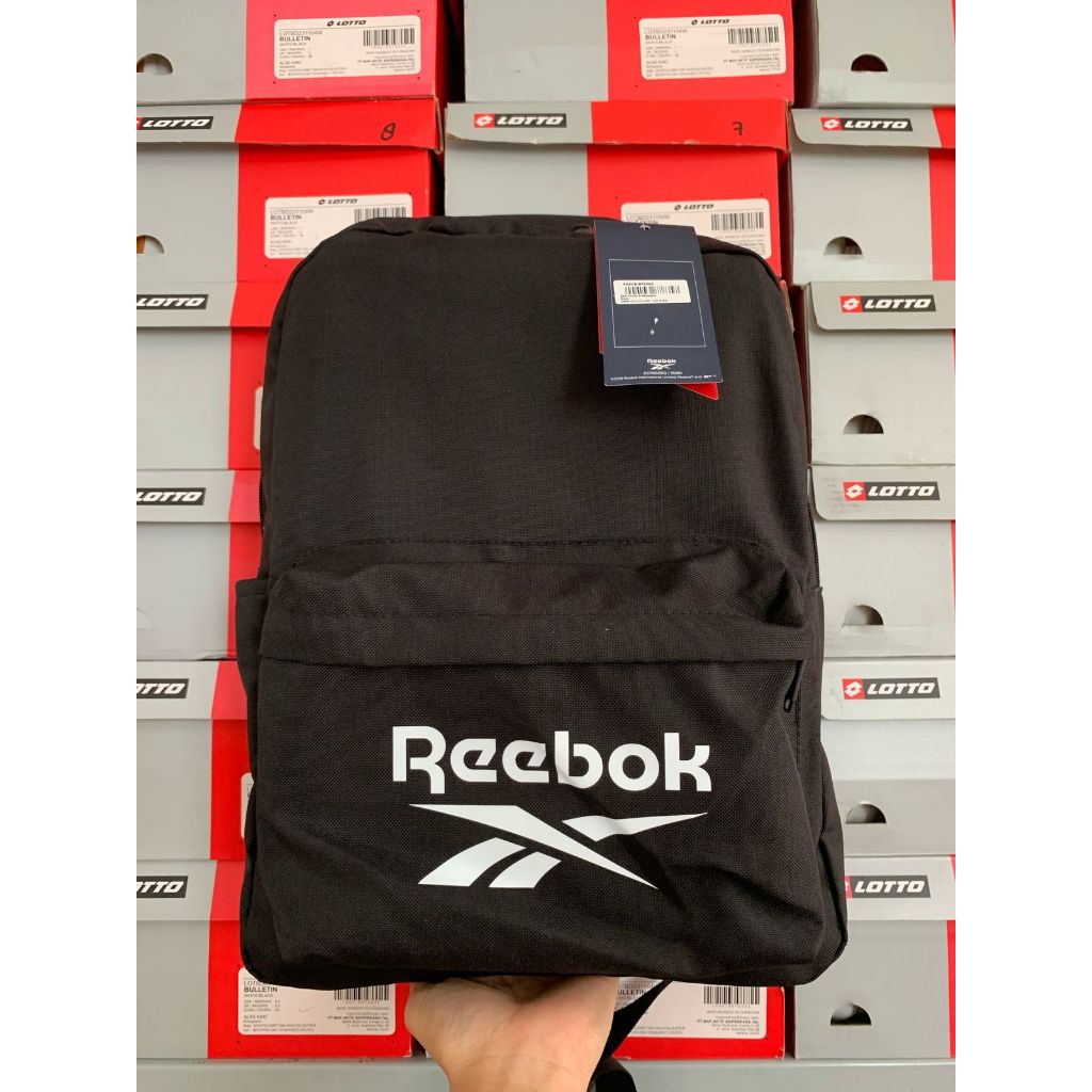 Jual Reebok Vector S Backpack Black REEUB-BP234A Tas Ransel Original ...