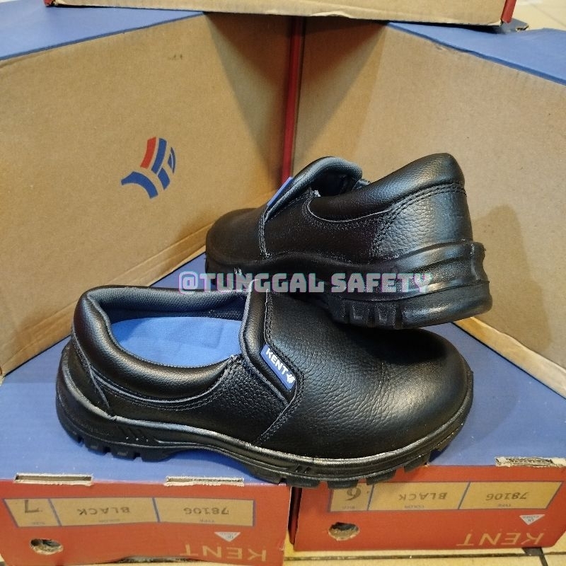 Jual Sepatu Safety Kent Papua Black / Shoes Safety Kent Papua Original ...