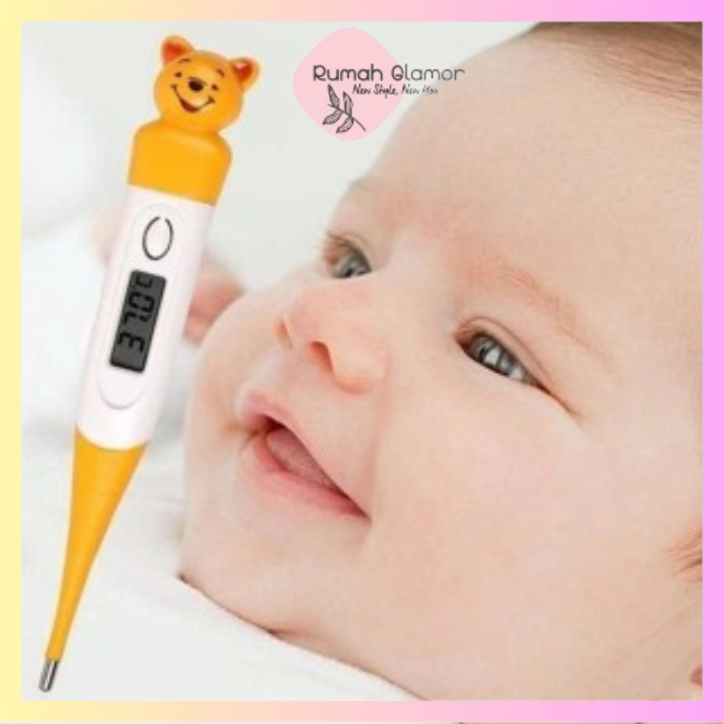 Jual Termometer Digital Karakter Fleksibel Lentur Termometer Anak Lucu ...