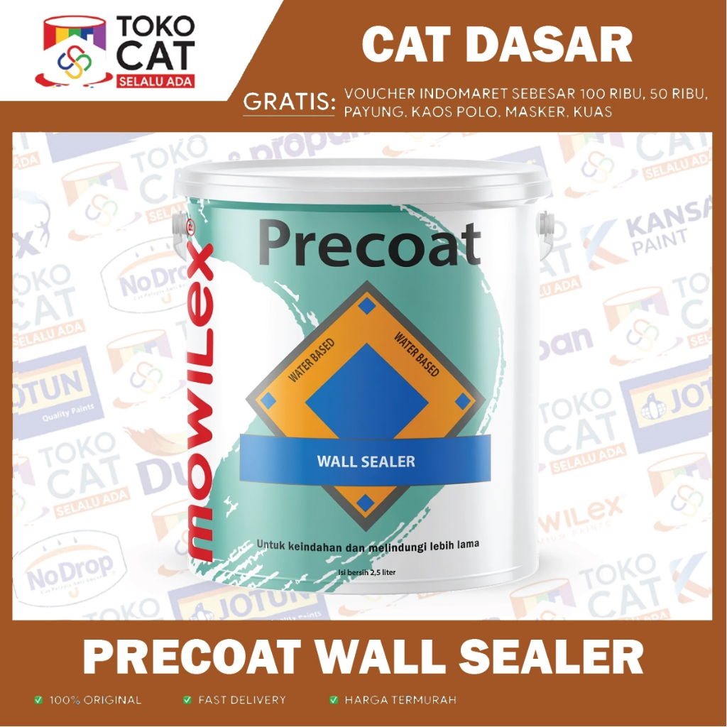 Jual Cat Dasar Interior | Mowilex Precoat Wall Sealer Tembok WSWB 2.5 L ...