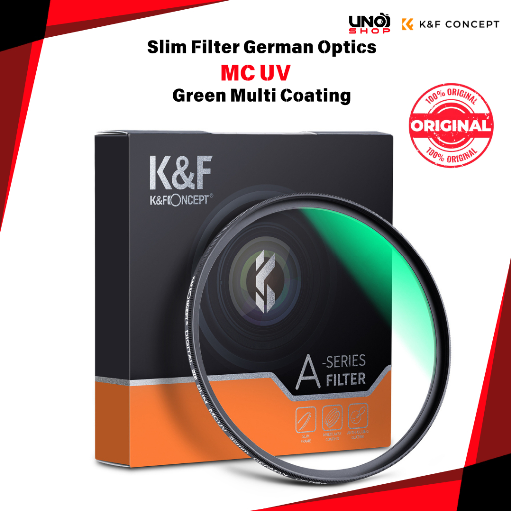 Jual K&F Concept MC UV Slim Filter Lensa Green Multi Coated German ...