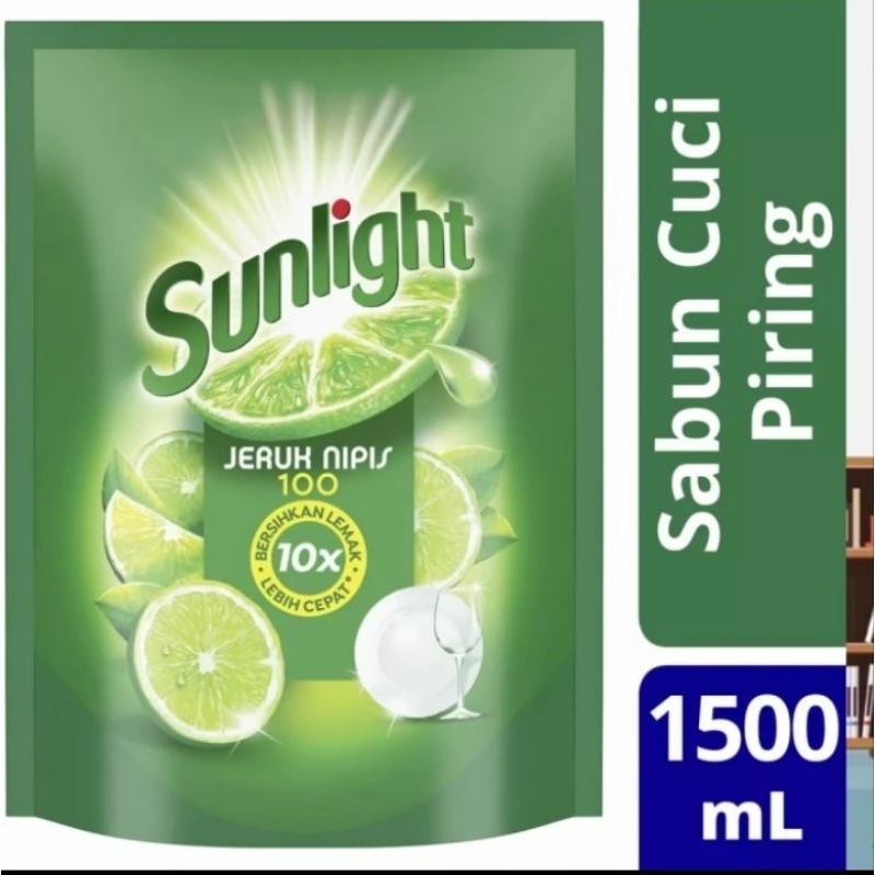 Jual Sunlight jeruk nipis sabun cuci piring 1500ml | Shopee Indonesia