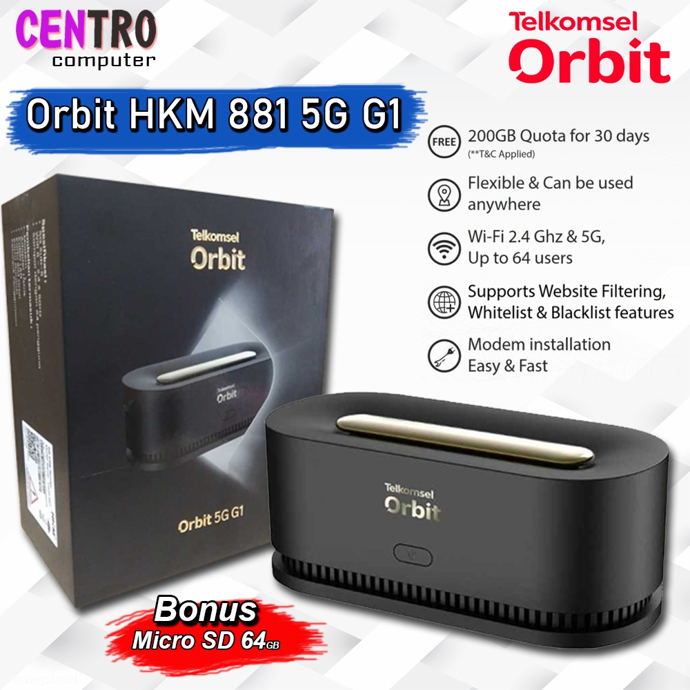 Jual Orbit HKM 881 5G G1 telkomsel Modem Wifi dual band | Shopee Indonesia