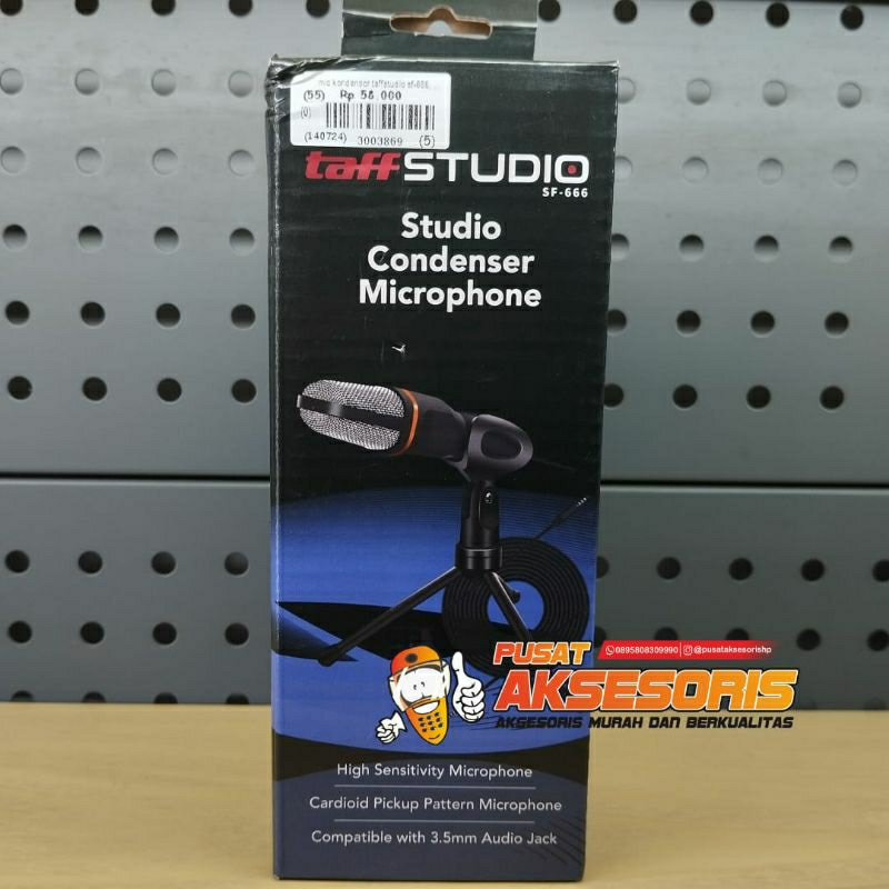 Jual MIC KONDENSOR TAFFSTUDIO SF-666 | Shopee Indonesia