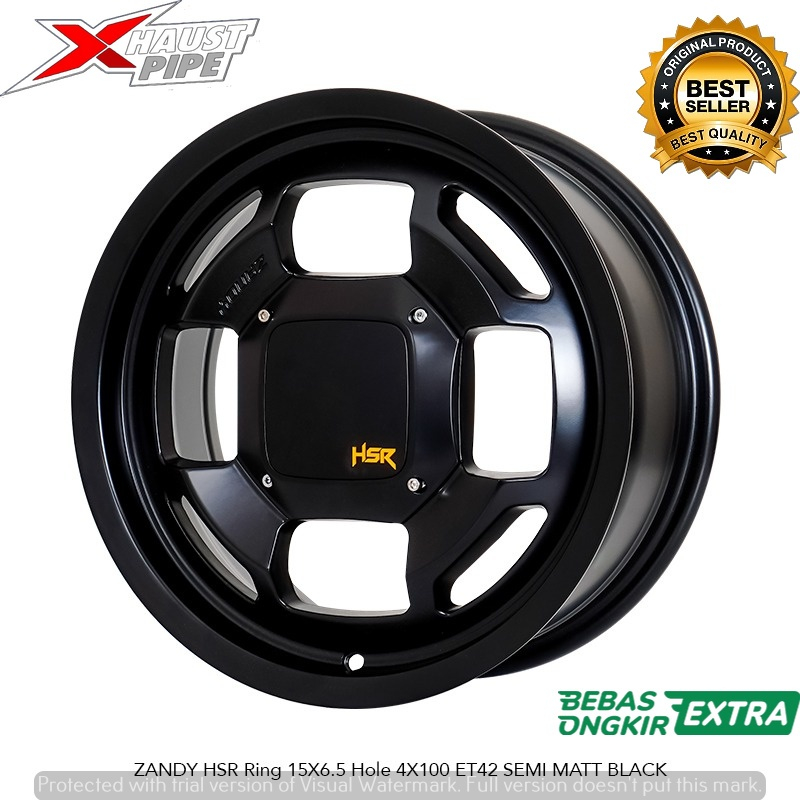 Jual Velg Racing HSR Series Terbaru Type Zandy Ring 15 Pcd 4X100 Lebar 6,5 Cocok Untuk Mobil ...