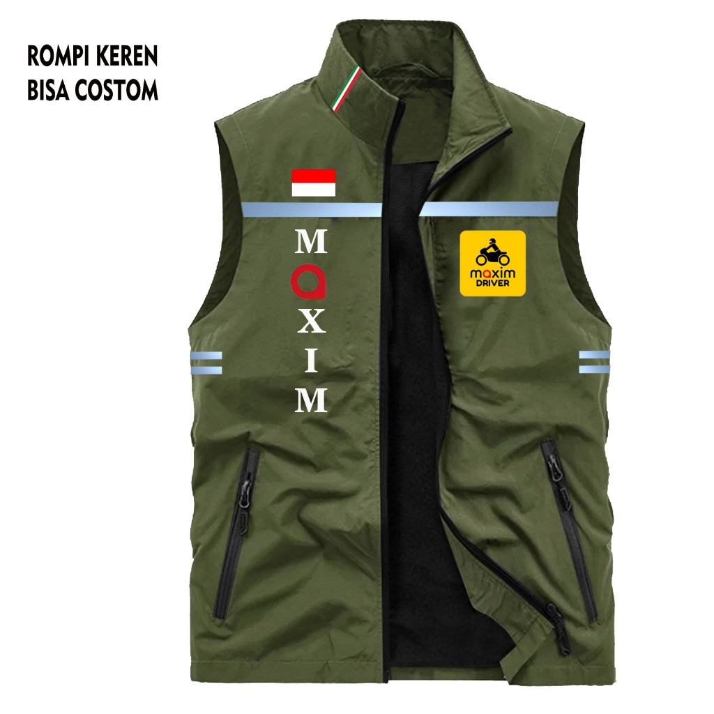 Jual Rompi Scotlight Ojol Maxim Keren - Vest Rompi Pria Tersedia 6 ...