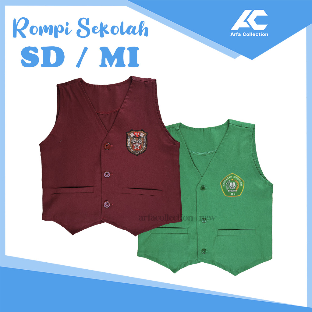 Jual Rompi Jas SD dan MI Kelas 1 - 6 | Shopee Indonesia