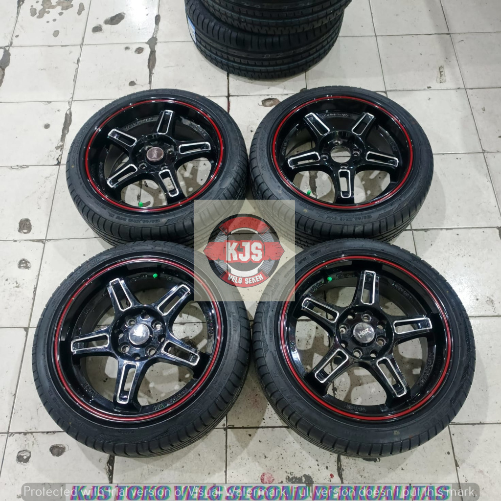 Jual VELG RACING SECOND MODEL HSR RUPAT RING 16 PCD 4X100-4X114,3 LEBAR 7 + BAN ACCELERA COCOK ...