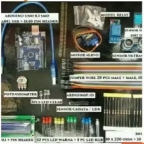 Jual PAKET TERMURAH ARDUINO UNO R3 STARTER KIT SMD PEMULA | ARDUINO ...