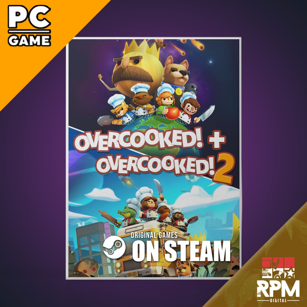 Jual Overcooked! 1 & 2 Gourmet Edition - PC Games ORIGINAL | Shopee ...