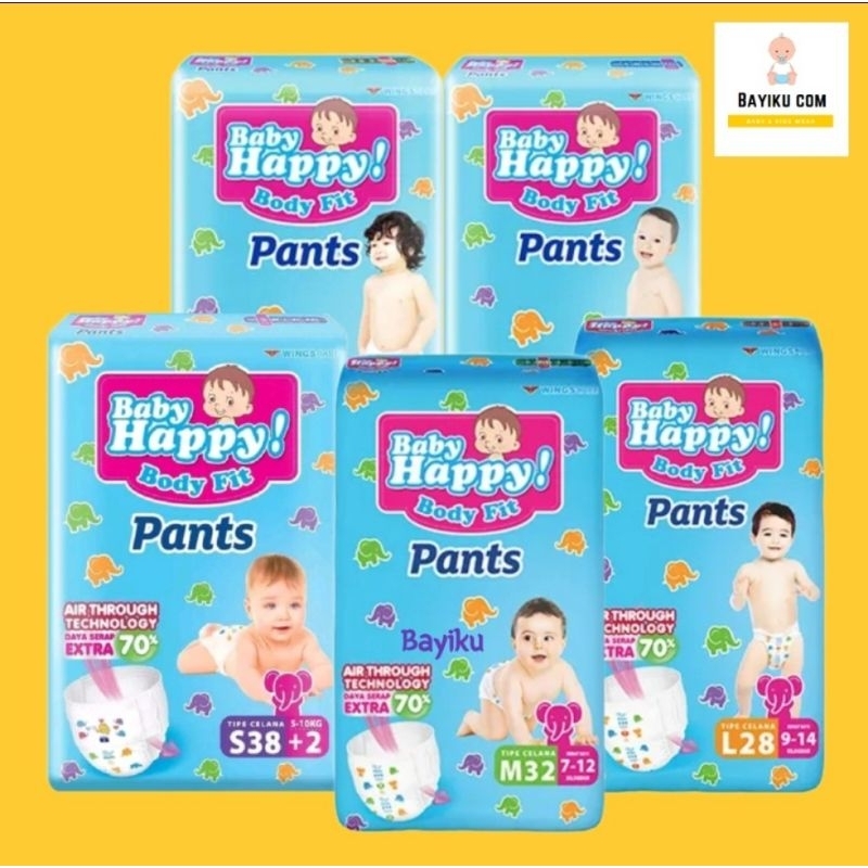 Jual Baby Happy Body Fit Pants Popok Bayi | Shopee Indonesia