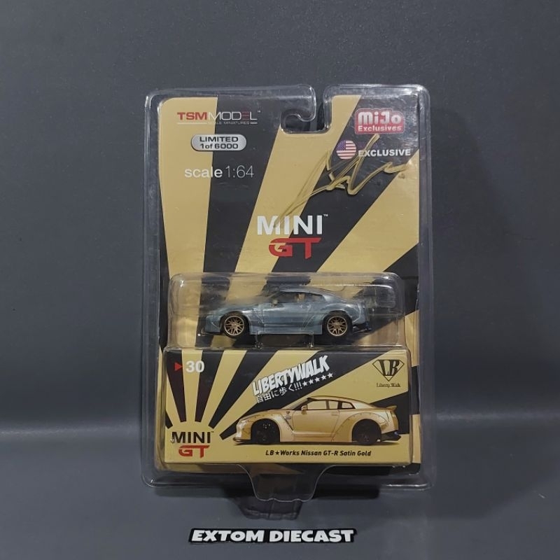 Jual Mini GT Nissan Skyline R35 LBWK Satin Gold Chase | Shopee Indonesia