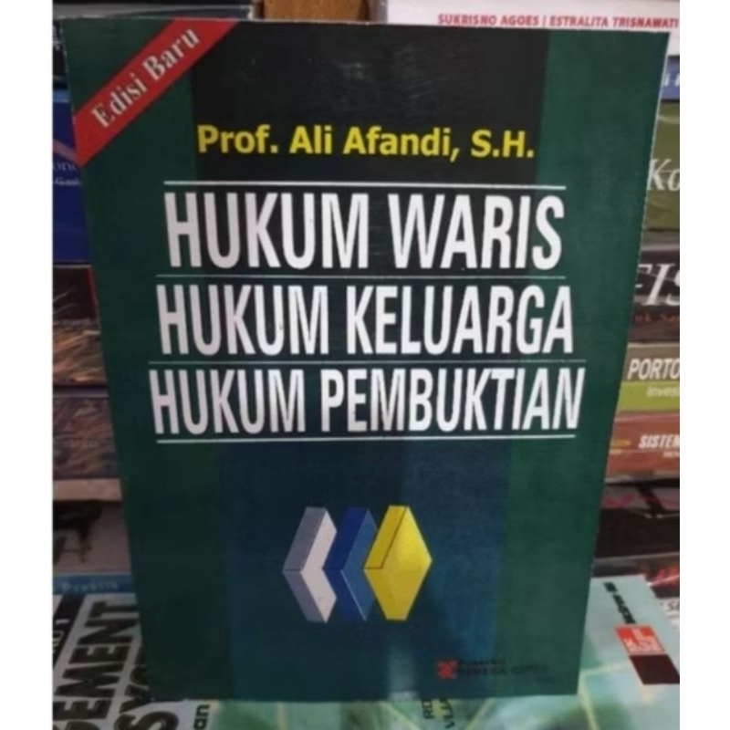Jual Hukum Waris, Hukum Keluarga, Hukum Pembuktian Ali Afandi | Shopee ...