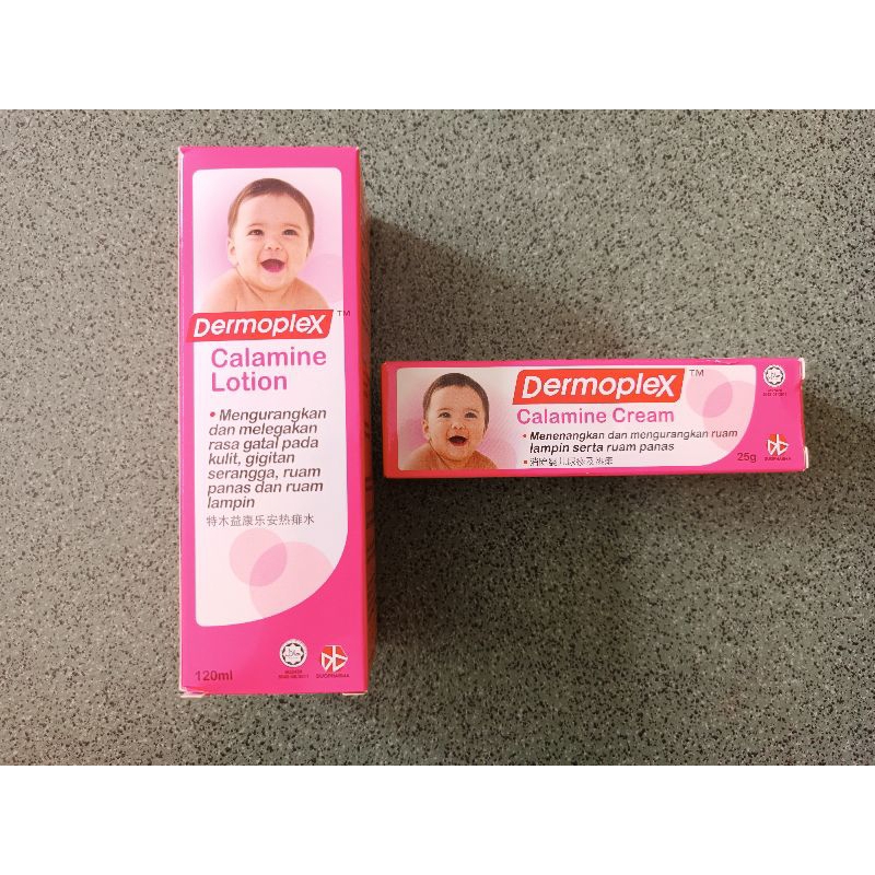 Jual Dermoplex Calamine Lotion 120ml / Cream 25g / Lotion Gatal dan ...