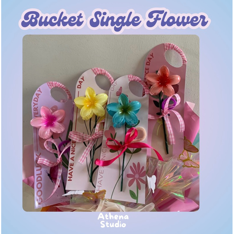 Jual BUCKET BUNGA JEDAI | VASE HAIRCLIP BOUQUET | HAIRCLIP BOUQUET ...
