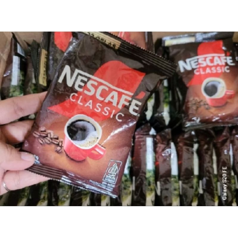 Jual Kopi NESCAFE Classic Hitam instant Black Coffee 45 gram Harga per ...