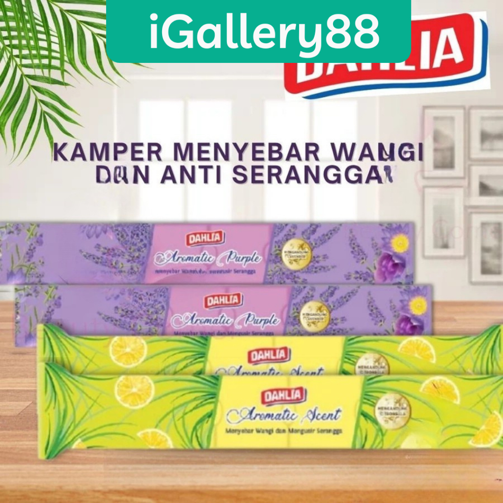 Jual Dahlia Aromatic Kamper Menyebar Wangi Dan Anti Serangga Isi 6 pcs ...