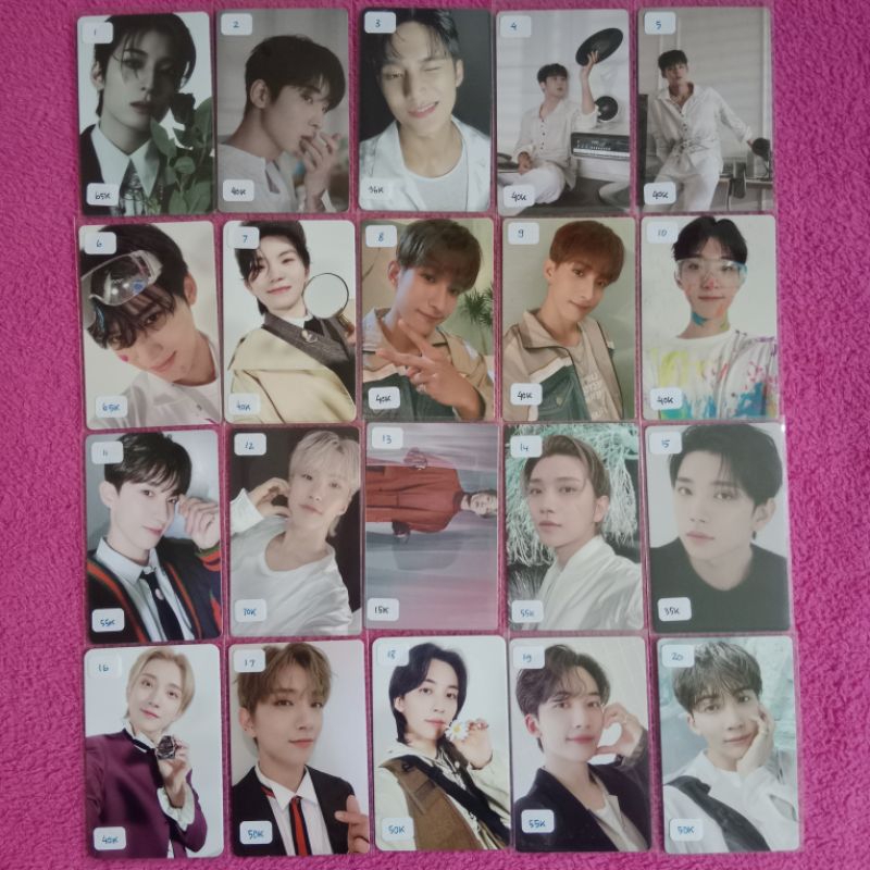 Jual PC Official Seventeen Jeonghan Joshua Woozi The8 DK Wonwoo Mingyu Hoshi (Spill The Feels ...