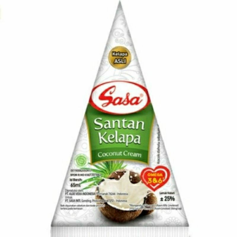 Jual sasa santan kelapa 65ml ×6 pcs | Shopee Indonesia