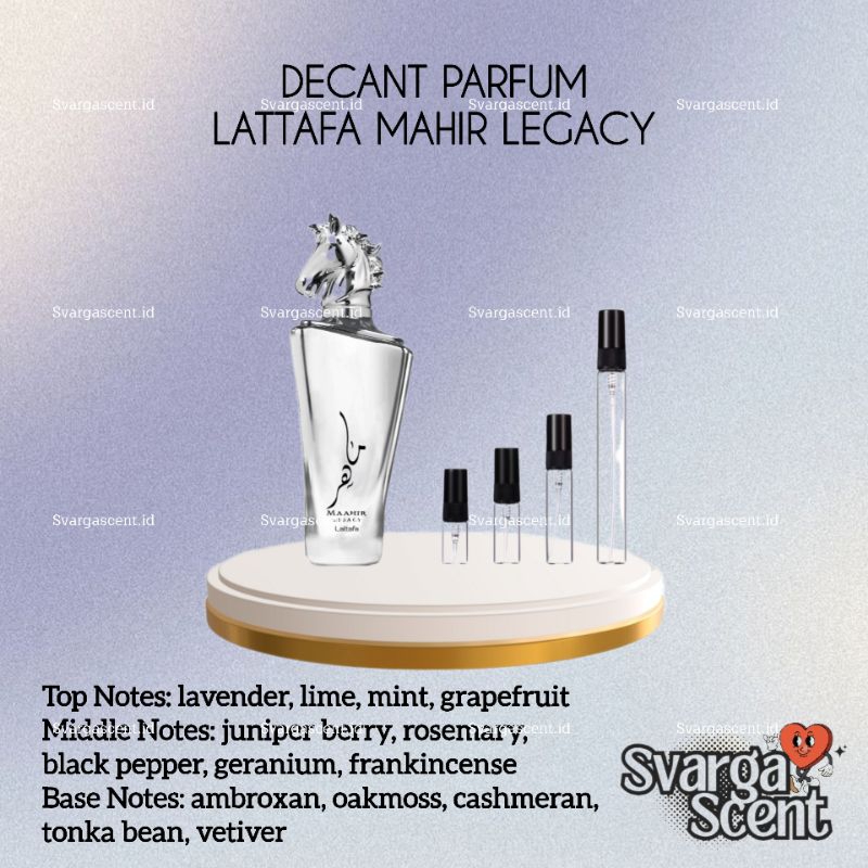 Jual Decant Lattafa Mahir Legacy | Shopee Indonesia