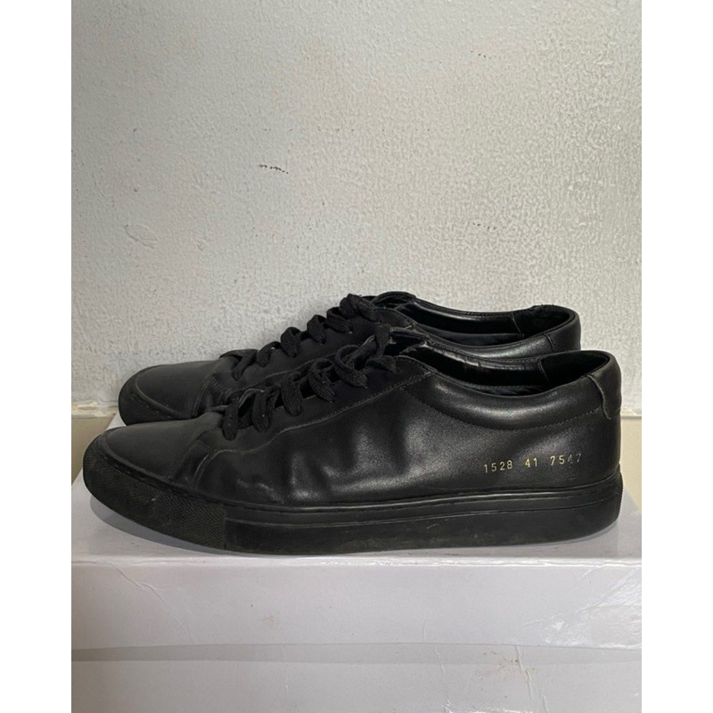 Jual Common Projects Achilles low Black Made in Italy Original | Shopee ...