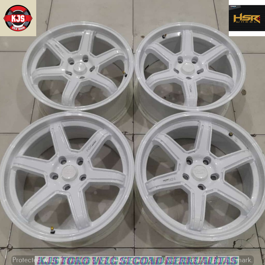 Jual VELG RACING SECOND MODEL HSR MINAS RING 18 LEBAR 8 RATA LOBANG PCD 5X114,3 COCOK BUAT MOBIL ...