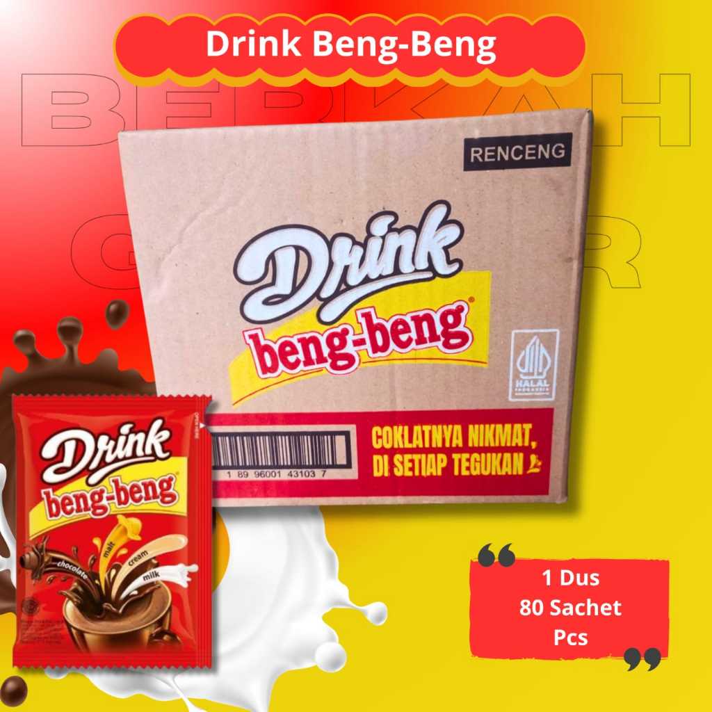 Jual Drink Beng-Beng 29gr Cokelat Bubuk 1 Dus 80 Sachet | Shopee Indonesia