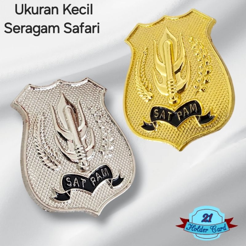 Jual Pin Kewenangan Kecil Satpam Security Bahan Logam Cor Tebal ...