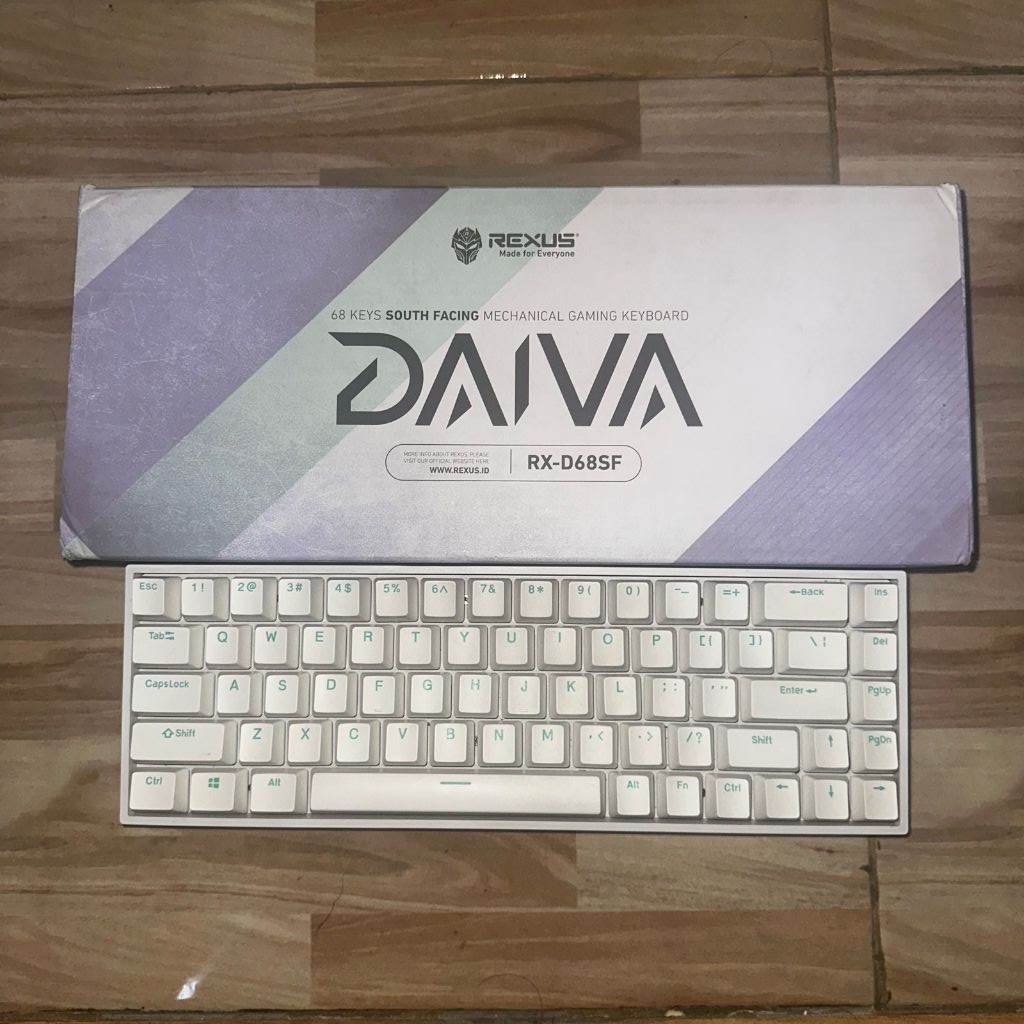Jual Keyboard Rexus daiva RX-D68SF Mechanical Keyboard | Shopee Indonesia