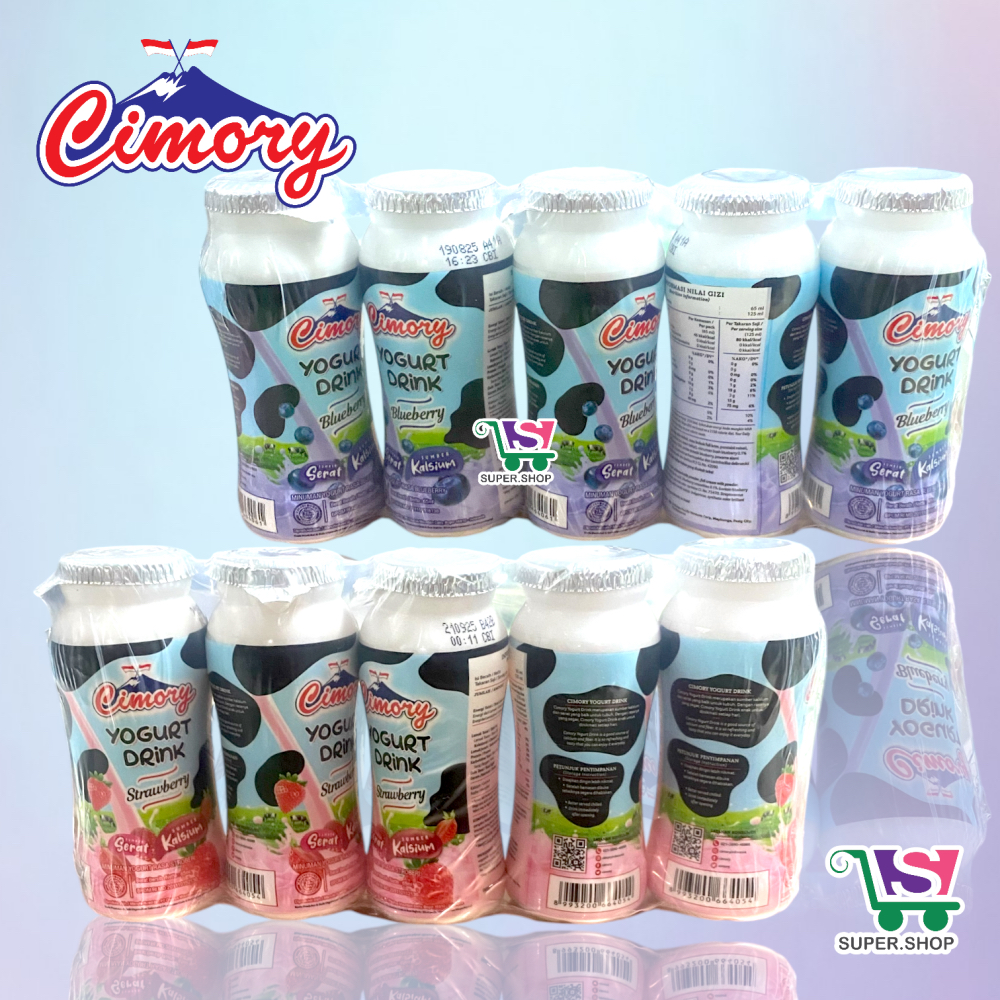 Jual Cimory Yogurt Drink Botol Mini 65 ML (isi 5 botol) | Shopee Indonesia