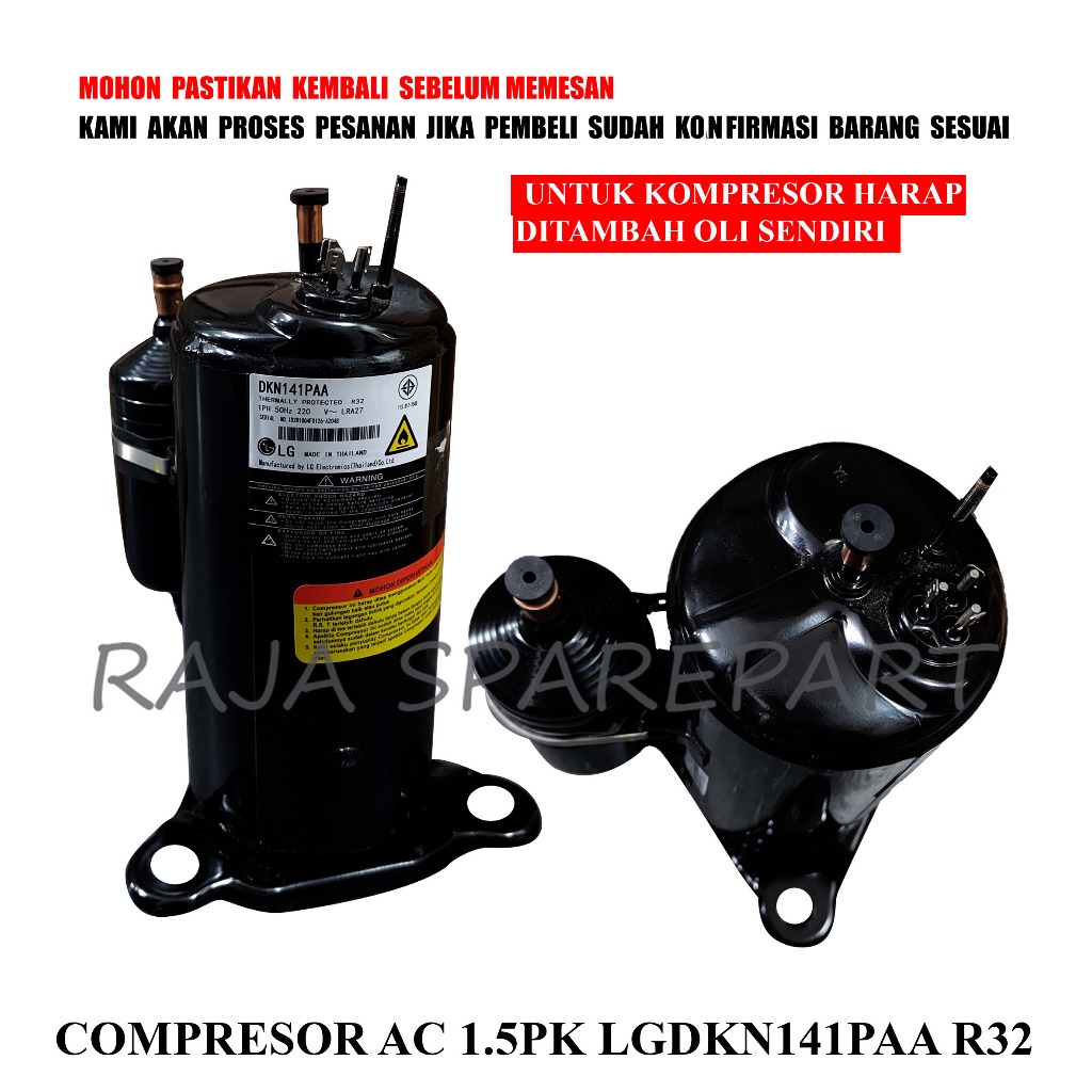Jual CALG141 COMPRESSOR / KOMPRESOR AC / COMPRESOR AC 1.5PK LG ...