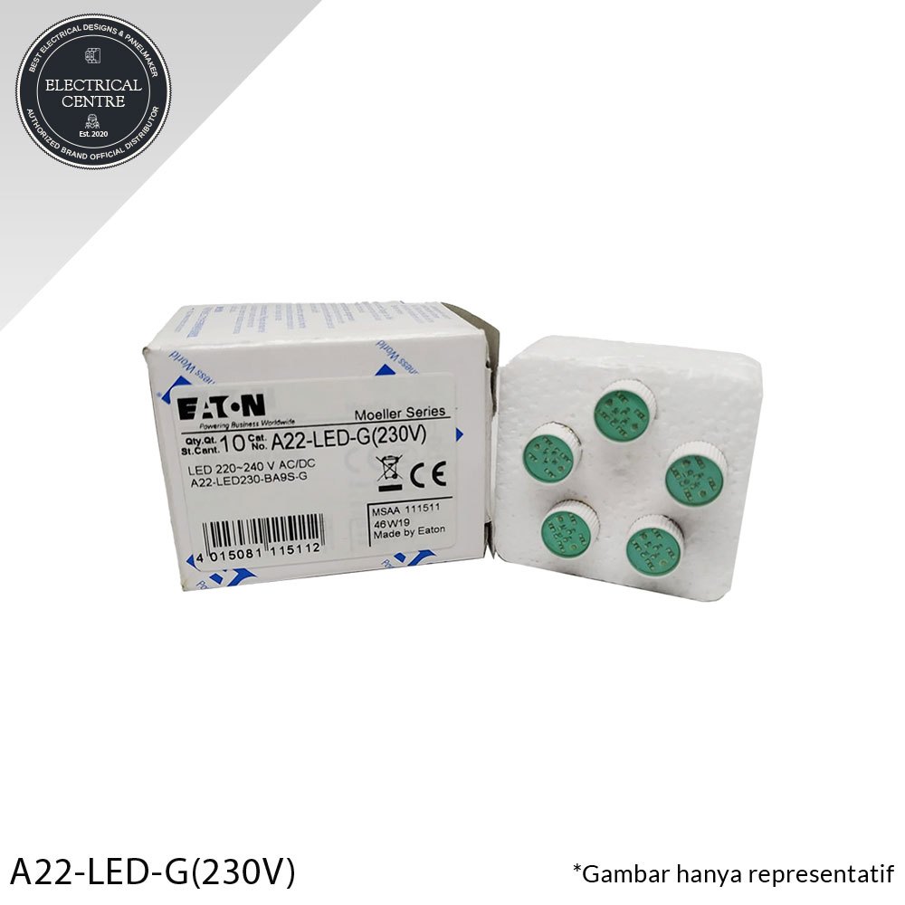 Jual A22-LED-G(230V) Single Chip LED Eaton Moeller | Shopee Indonesia