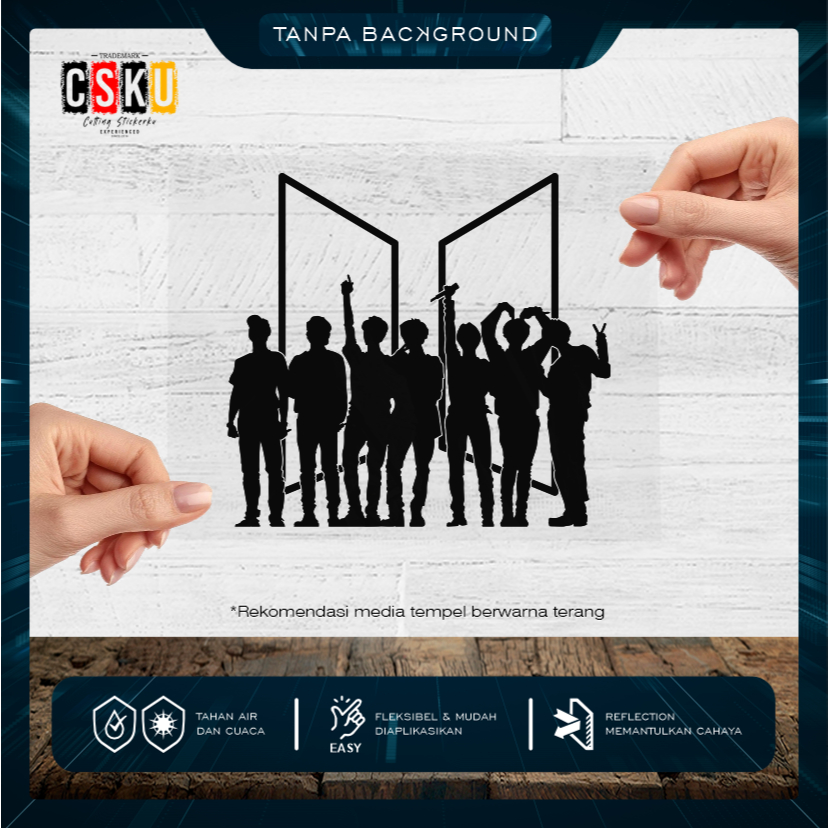 Jual Cutting Sticker BTS After Concert Variasi Motor Mobil Sticker ...