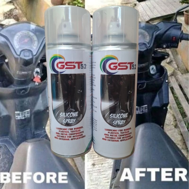 Jual GST52 Silicon spray 400ml ZONE Silikon spray 400ml penghitam bodi furniture dll | Shopee ...