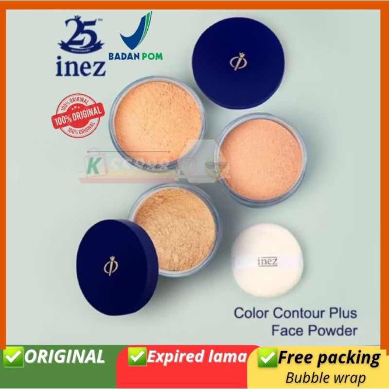 Jual INEZ CCP FACE POWDER 30grm | color colour plus | Bedak tabur ...